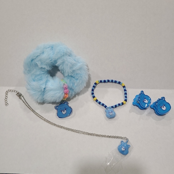 Care Bears | Accessories | Care Bears Grumpy Bear Necklace Bracelet ...